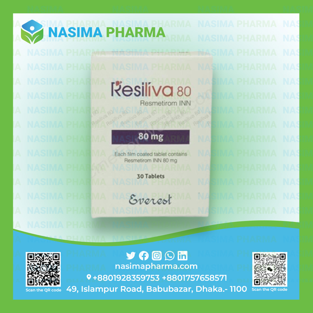 Resiliva 80mg (Resmetirom) Rx – Nasima Pharma